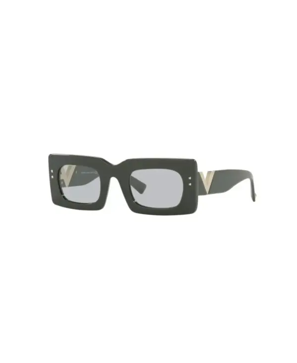 Valentino Garavani Rectangular Frame Sunglasses - Black
