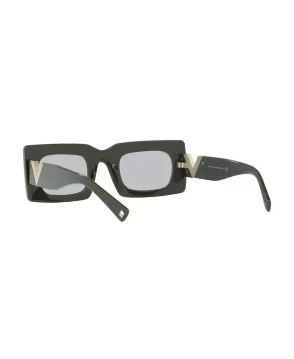 Valentino Garavani Rectangular Frame Sunglasses - Black