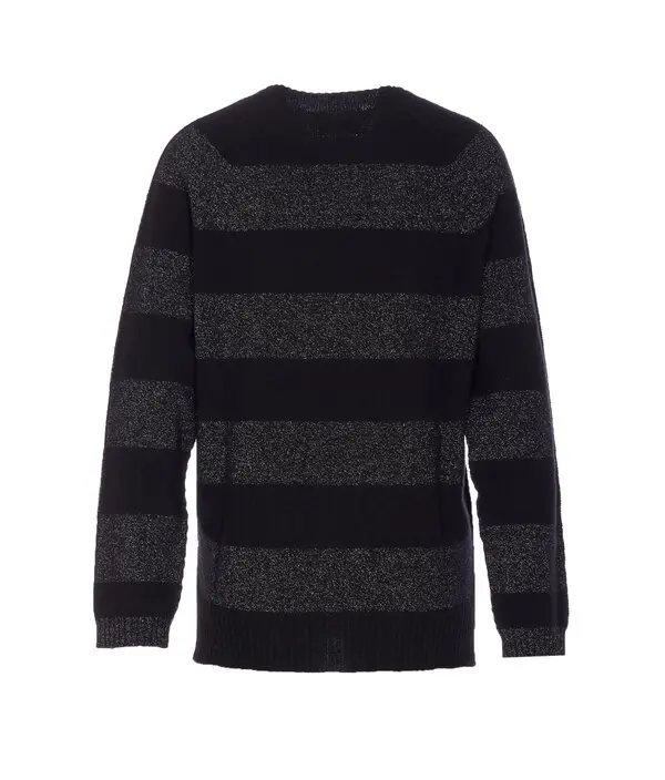 TWINSET Striped Crewneck Sweater