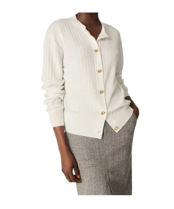 Bottega Veneta Crewneck Knitted Cardigan
