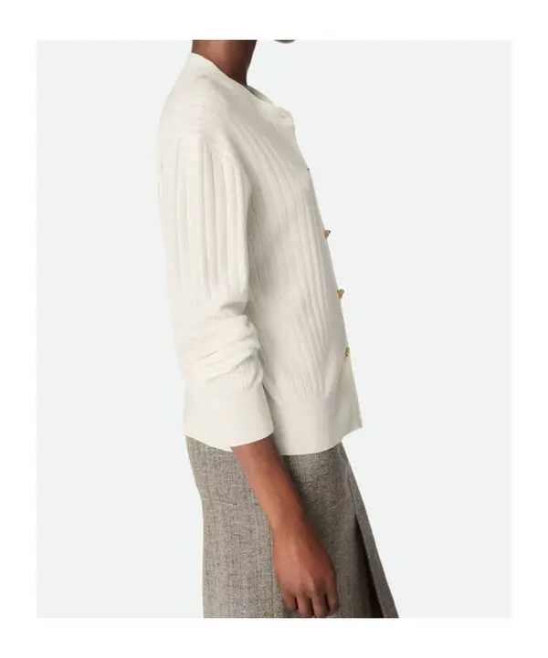 Bottega Veneta Crewneck Knitted Cardigan