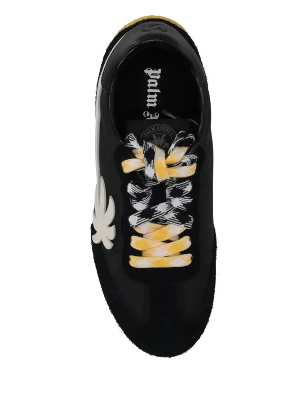 Palm Angels Pa 5 Leather Sneakers - Black