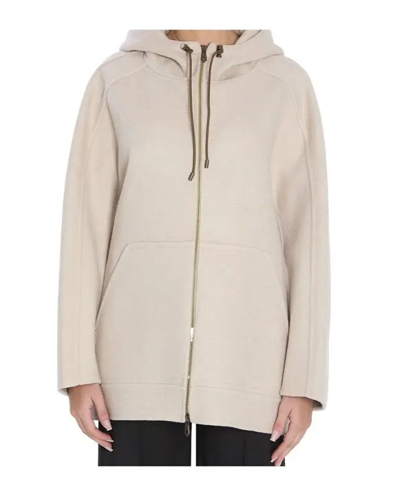 Max Mara Gradi Zip-up Jacket - Nude