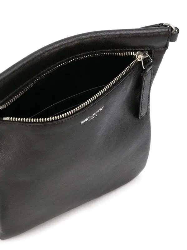 Saint Laurent Logo Flat Crossbody Bag