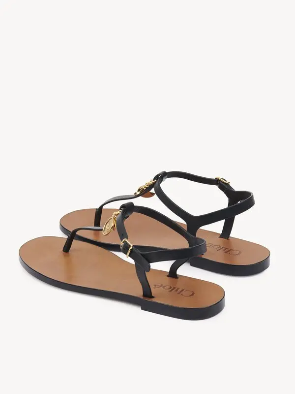 Chloé Charms Buckled Ankle Strap Sandals