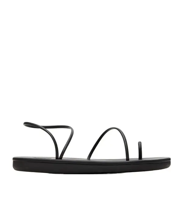 ANCIENT GREEK SANDALS Kansiz Flat Sandals - Black