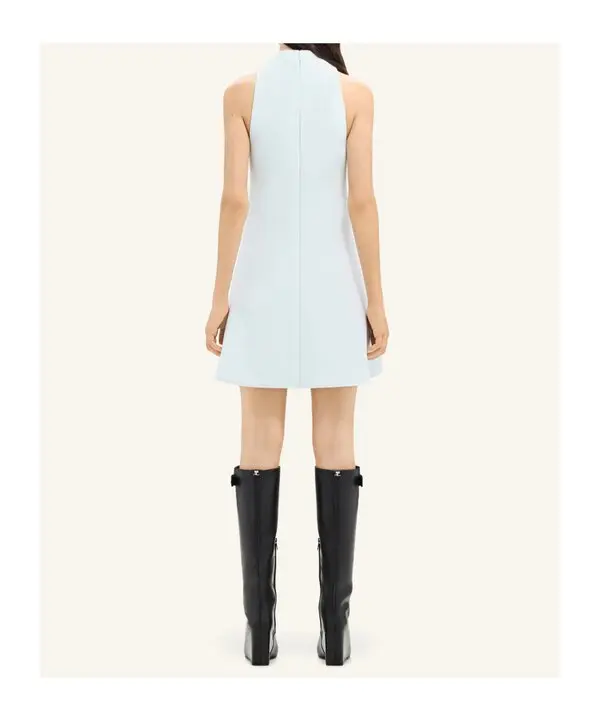 COURREGES Sleeveless A-line Dress With Ac Logo - Iceberg