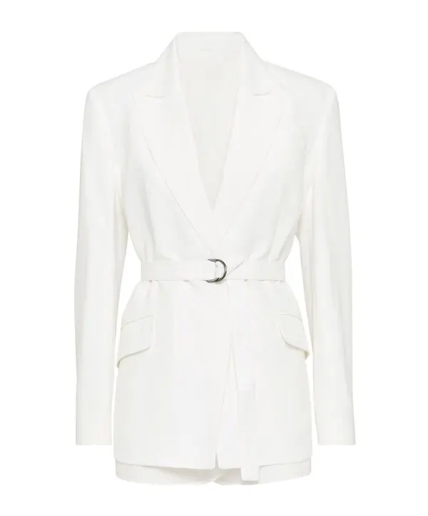 Brunello Cucinelli Belted Waist Jacket