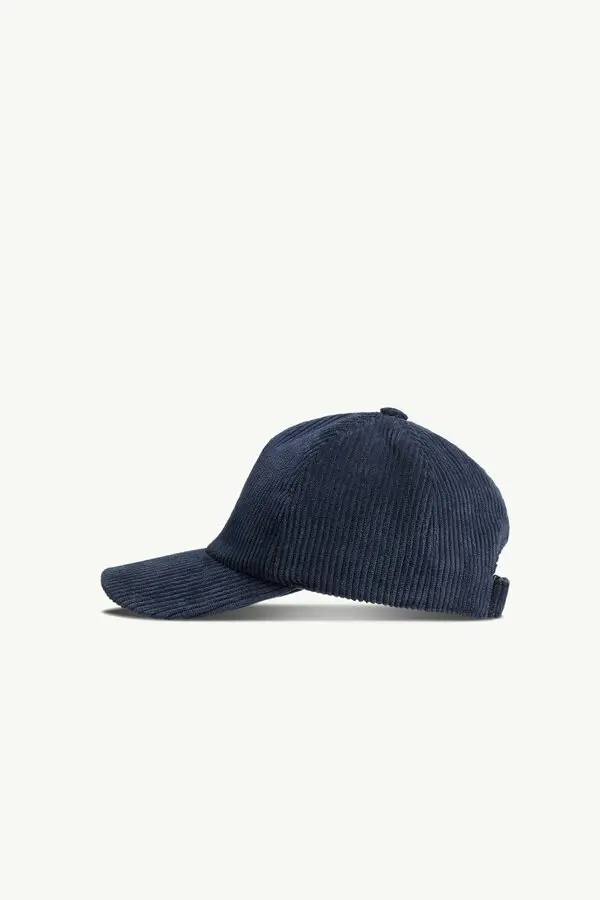 Moncler Corduroy Baseball Cap - Navy