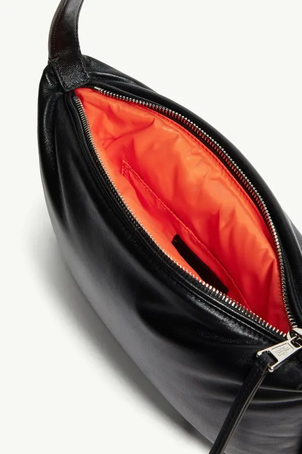 Moncler Vetta Zip-up Shoulder Bag - Black