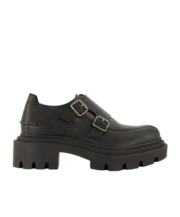 CHRISTIAN LOUBOUTIN Antonina College Double Buckle Loafers