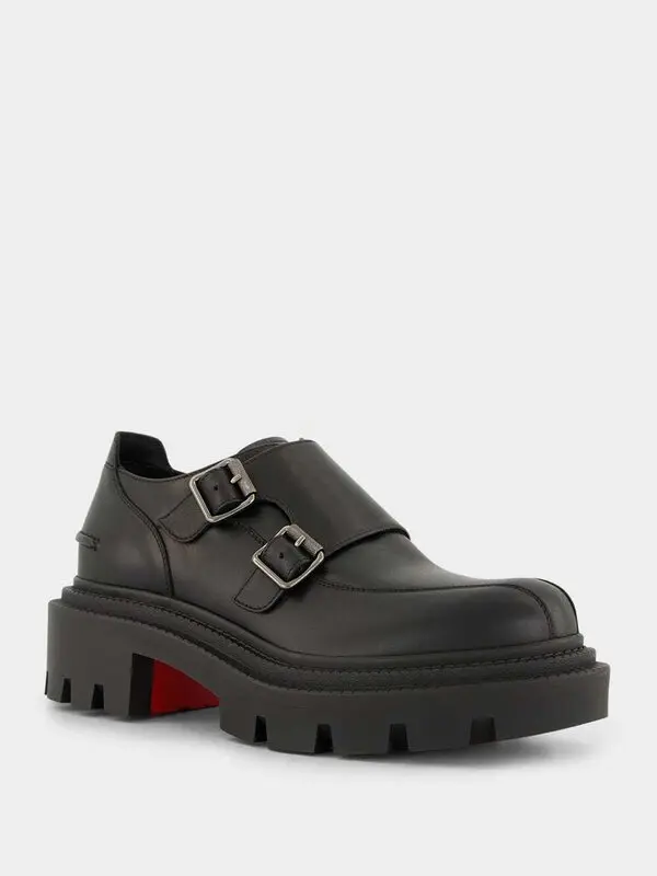 CHRISTIAN LOUBOUTIN Antonina College Double Buckle Loafers