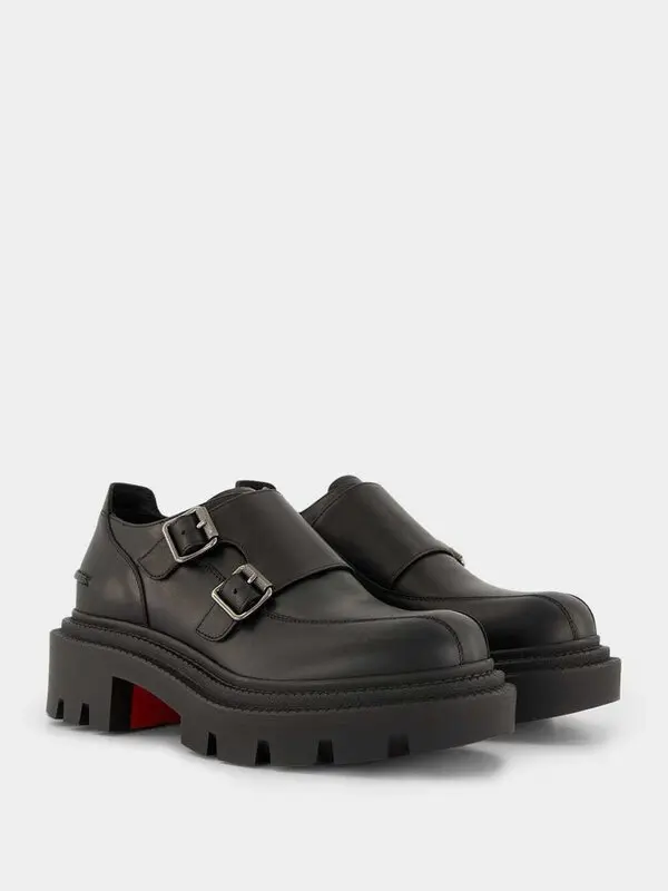 CHRISTIAN LOUBOUTIN Antonina College Double Buckle Loafers