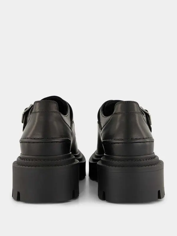 CHRISTIAN LOUBOUTIN Antonina College Double Buckle Loafers