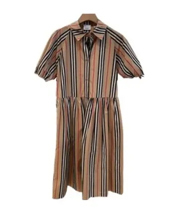 Burberry Striped Shirt Dress
