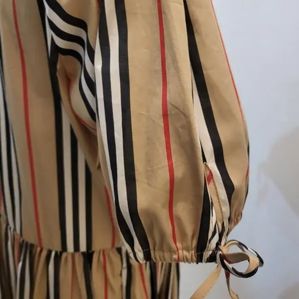 Burberry Striped Shirt Dress