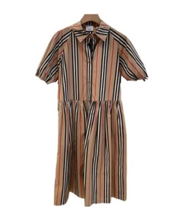 Burberry Striped Shirt Dress - No