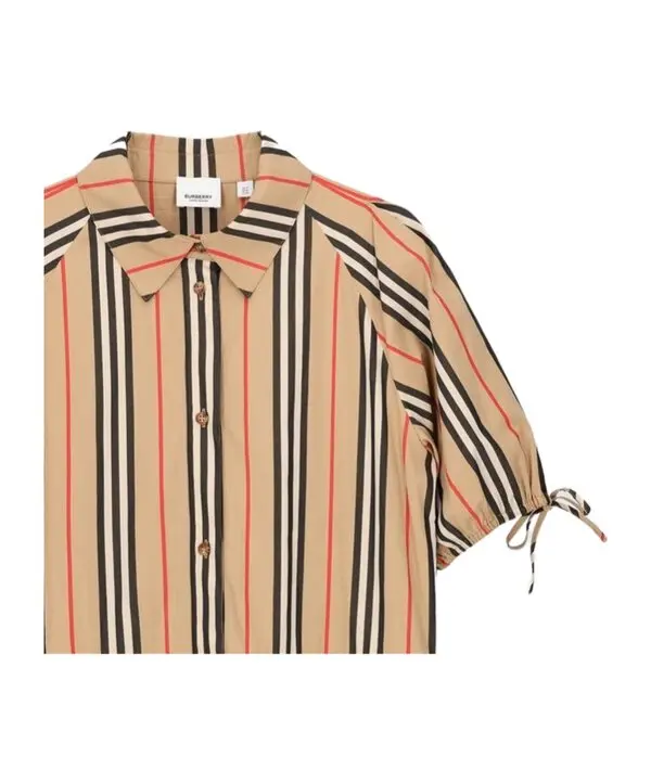 Burberry Striped Shirt Dress