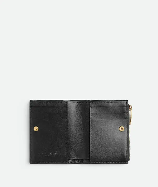 Bottega Veneta Bi-fold Zipped Wallet