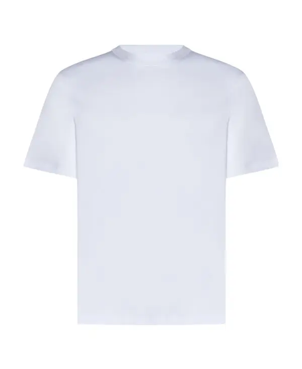 Brunello Cucinelli Crewneck Short-sleeved T-shirt - White