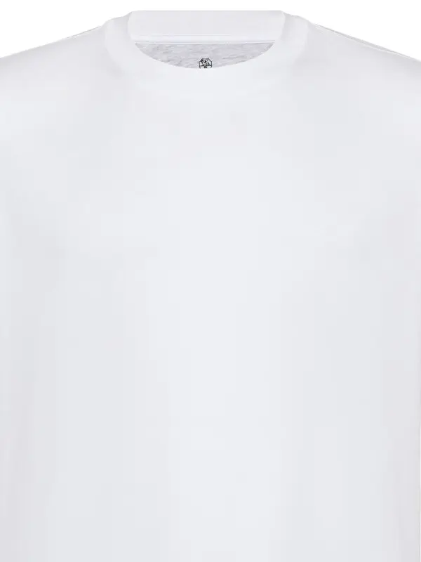 Brunello Cucinelli Crewneck Short-sleeved T-shirt - White