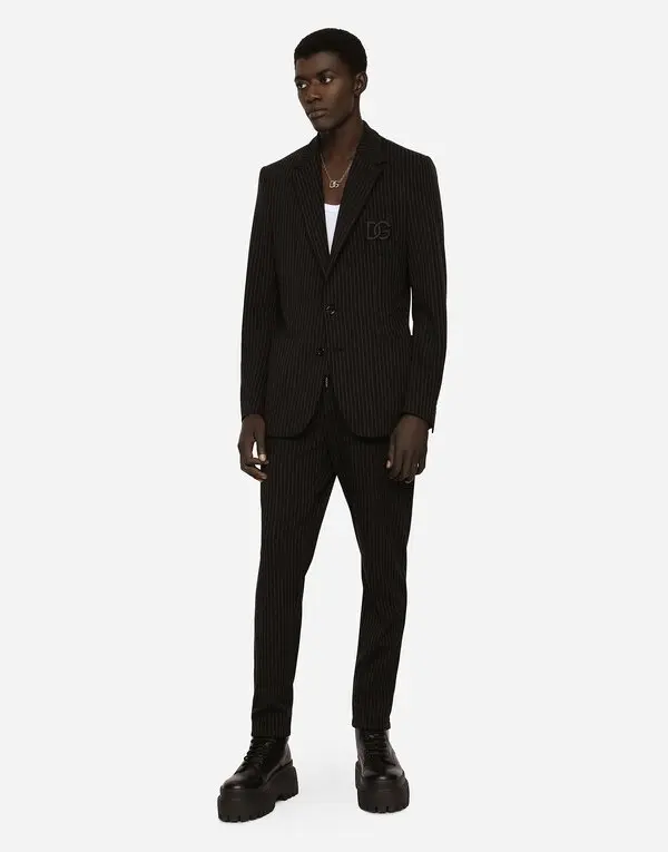 Dolce & Gabbana Single-breasted Pinstripe Blazer