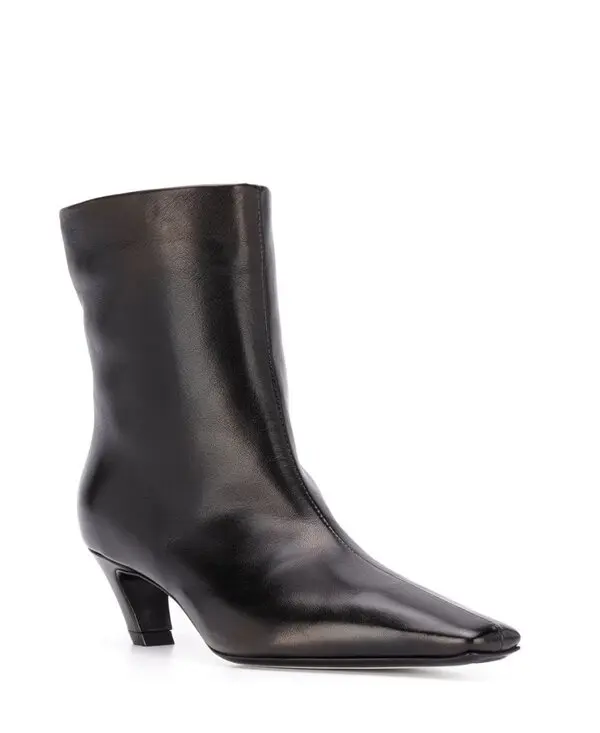Khaite Square-toed Ankle Boots