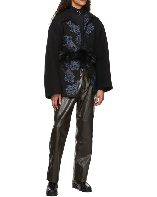 We11Done High-neck Pullover With Embellished Collar