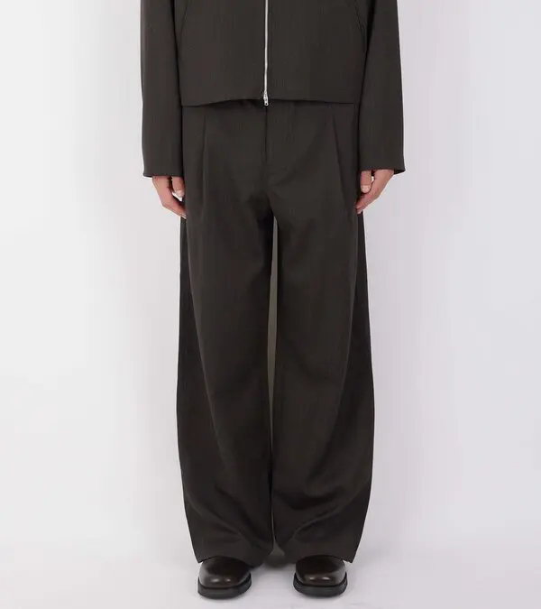 Our Legacy Elastic Waist Wide Leg Trousers - Brown