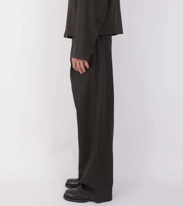 Our Legacy Elastic Waist Wide Leg Trousers - Brown