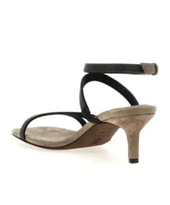 Brunello Cucinelli Embellished Strappy Sandals