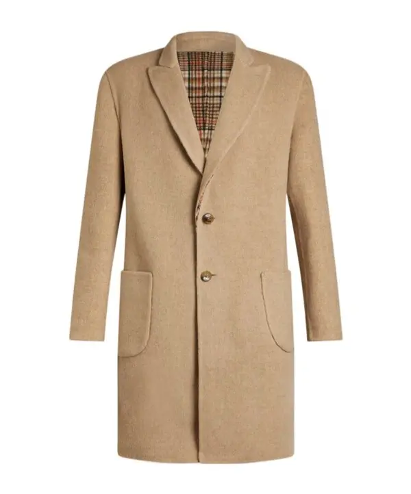 Etro Single-breasted Reversible Coat - Light Brown