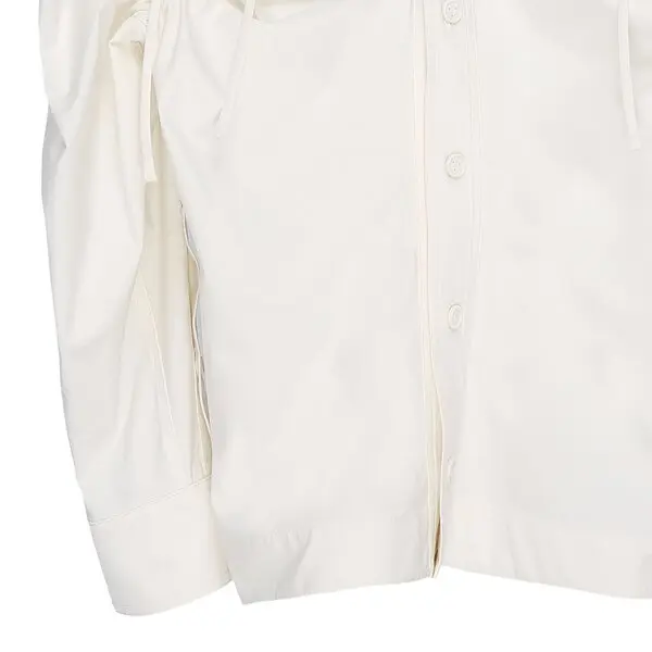Bottega Veneta Tie-gathered Balloon Sleeve Shirt