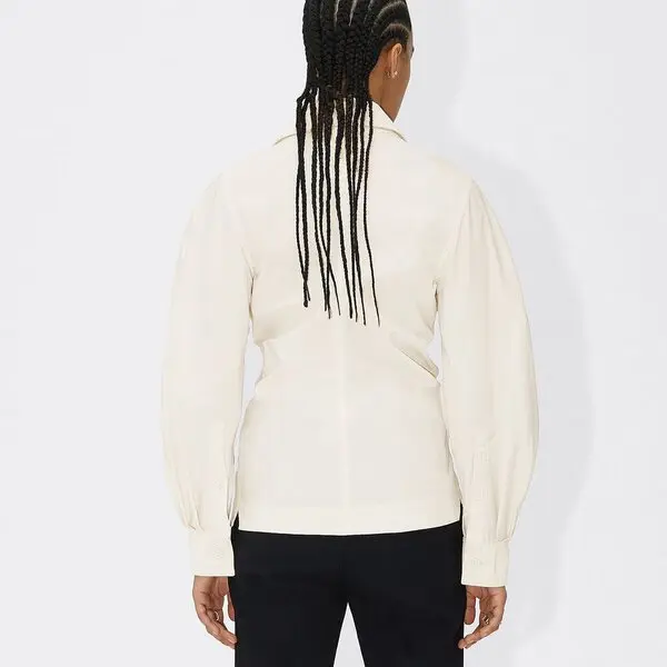 Bottega Veneta Tie-gathered Balloon Sleeve Shirt