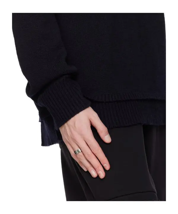 MAISON MARGIELA Engraved Logo Ring - Gray