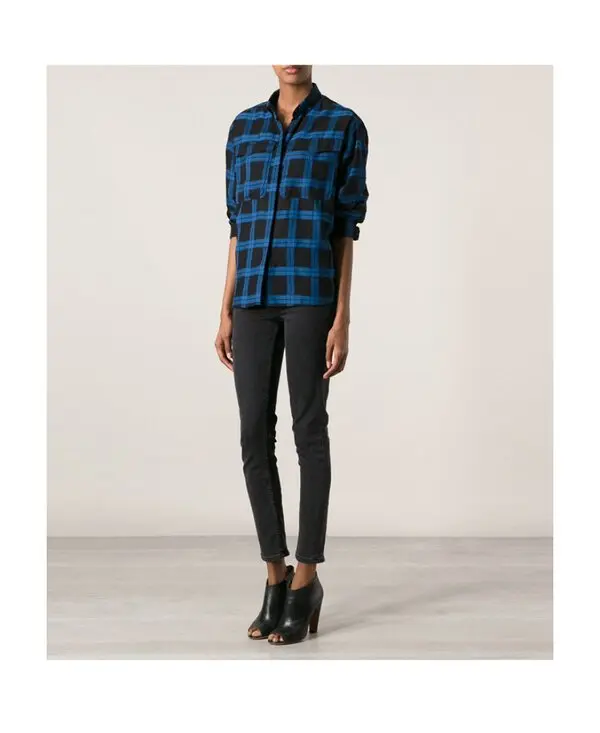 Burberry Checkered Long Sleeve Shirt