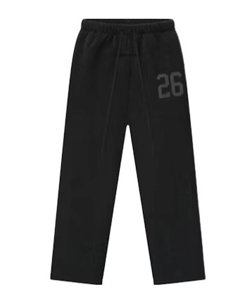 Fear Of God Heavy Fleece Tearaway Sweatpants - Vintage Black