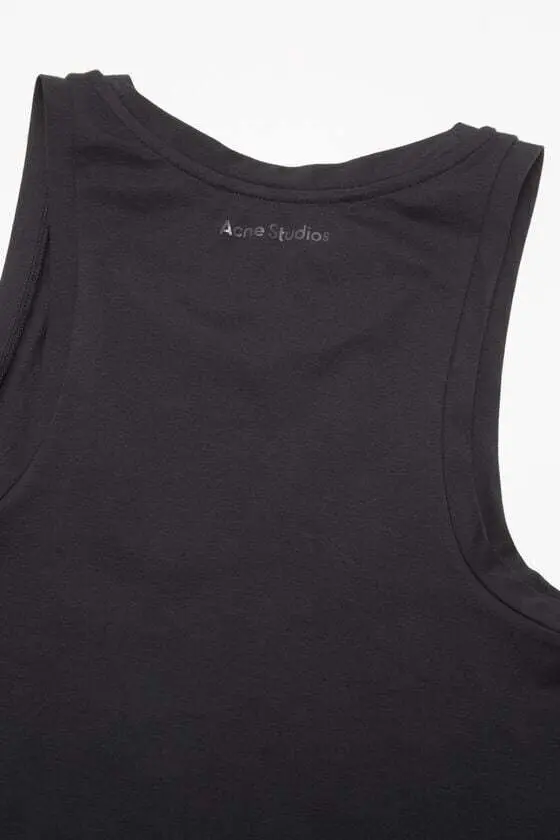 Acne Studios Logo Patch Jersey Tank Top