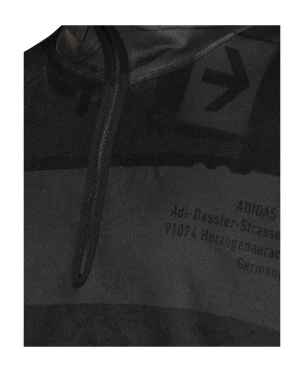 Y3 Logo Printed Half-zip Sweater