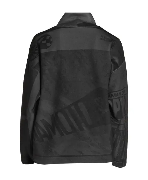 Y3 Logo Printed Half-zip Sweater