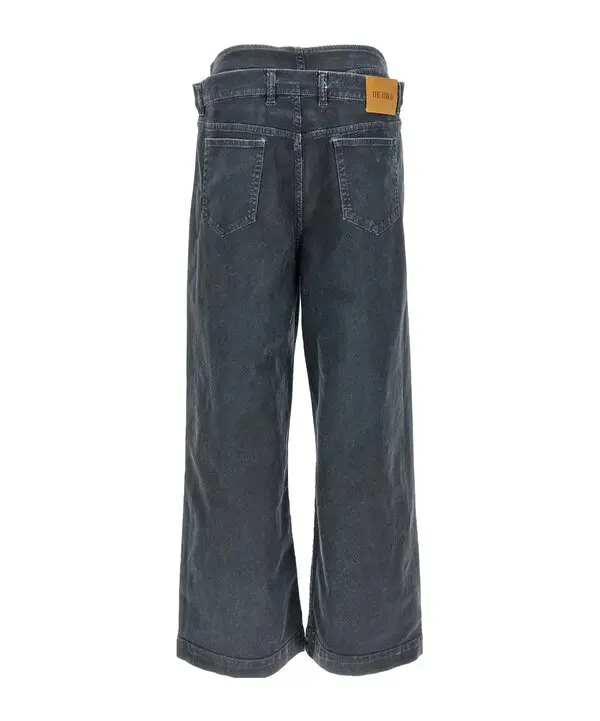 Attico Belt-loop Wide-leg Jeans - Blue