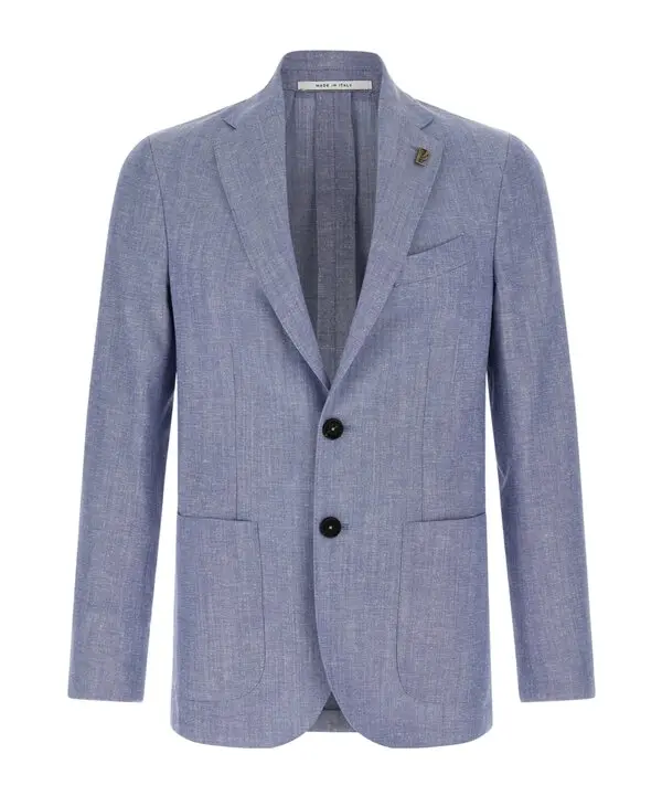 Pal Zileri Brera Single-breasted Blazer - Purple
