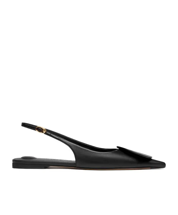 Jacquemus Pointed Toe Slingback Flats