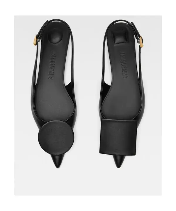 Jacquemus Pointed Toe Slingback Flats