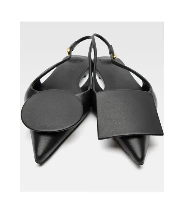 Jacquemus Pointed Toe Slingback Flats