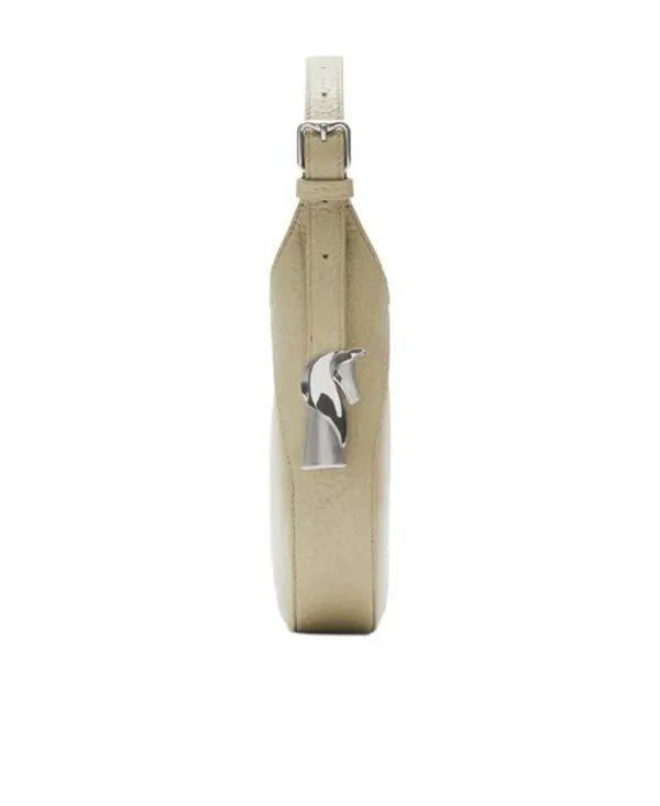 Burberry Chess Leather Shoulder Bag - Nude
