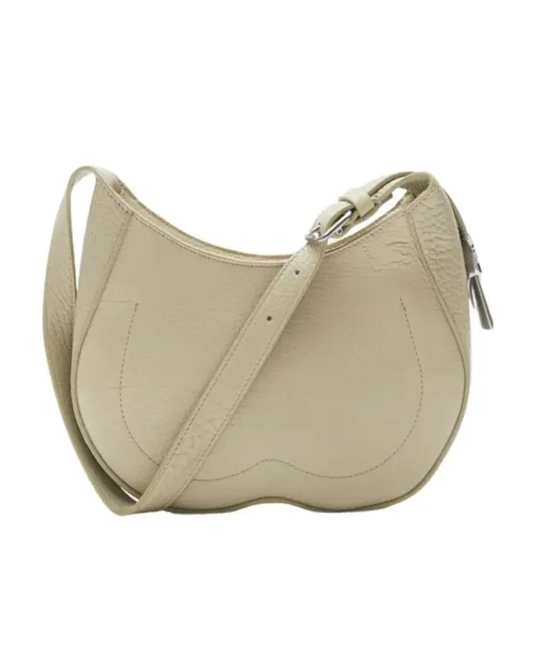 Burberry Chess Leather Shoulder Bag - Nude