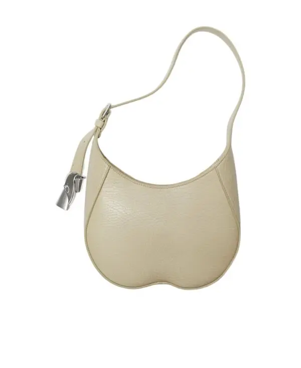 Burberry Chess Leather Shoulder Bag - Nude