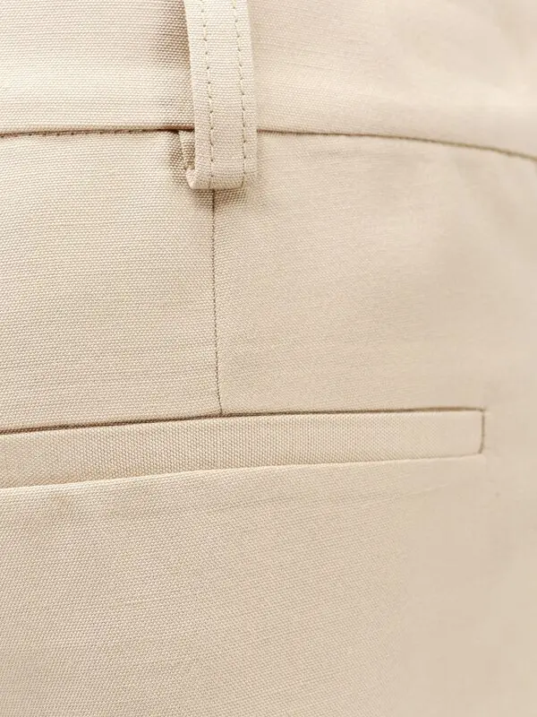 Stella McCartney Tailored Frill Waist Shorts - Nude