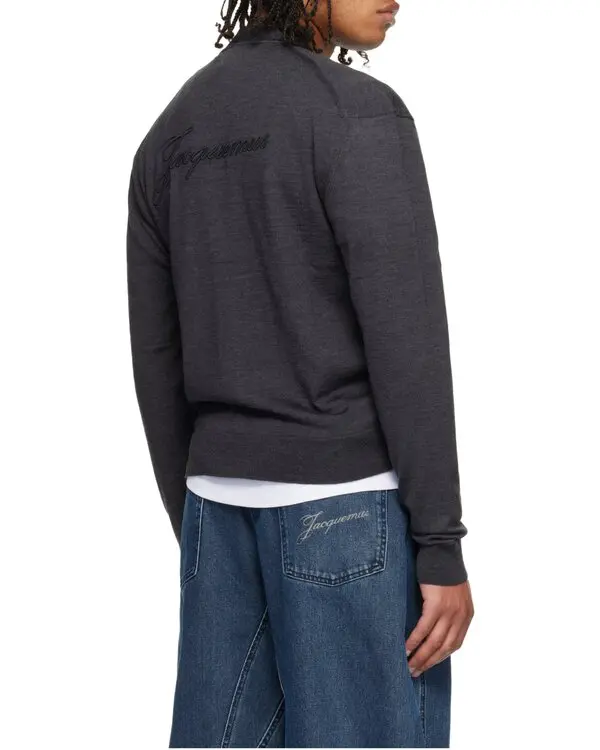 Jacquemus V-neck Knitted Cardigan